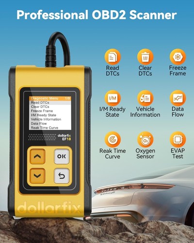 DOLLARFIX EF18 Auto Scanner OBD2 Code Reader Engine Fault Auto Diagnostic Tool | eBay