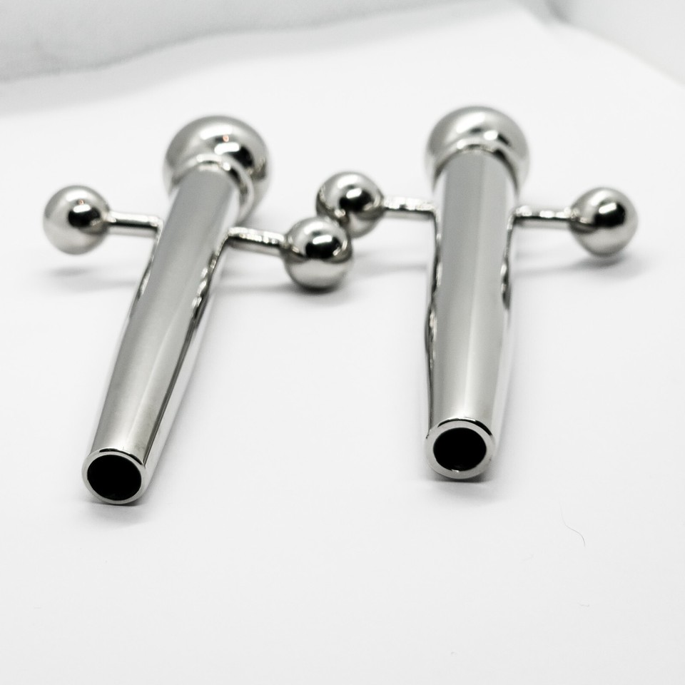 Thick 90mm Princes wand sound apadravya ampallang PA piercing tapered ...