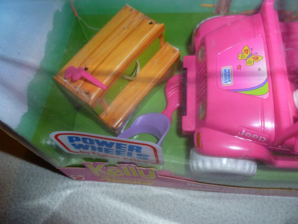 NEW IN BOX BARBIE KELLY & TOMMY POWER WHEELS SET JEEP WAGON MATTEL 1997 ...