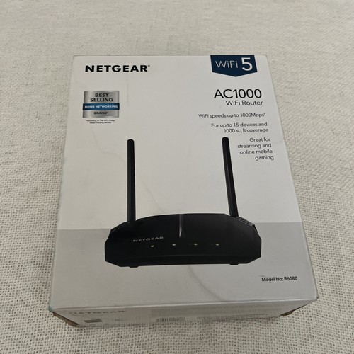 Netgear AC1000 WiFi Router WiFi 5 Model R6080 691043296590 | eBay