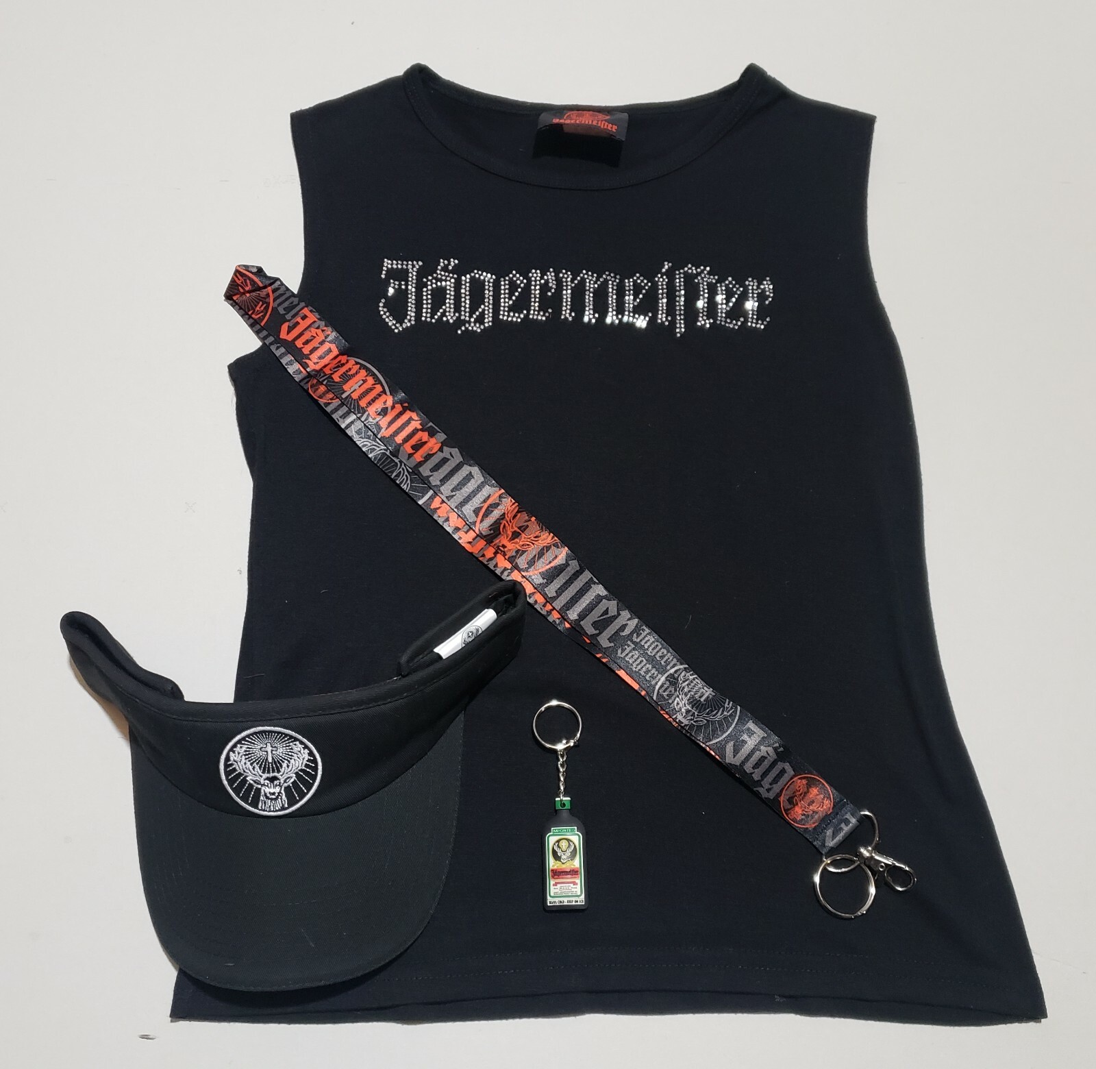 Jägermeister Jager Girl Black T-shirt, Visor, Key Cha… - Gem