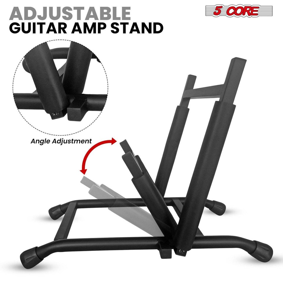 5 Core Amp Stand Heavy Duty Metal Build Adjustable Guitar amplifier Low ...