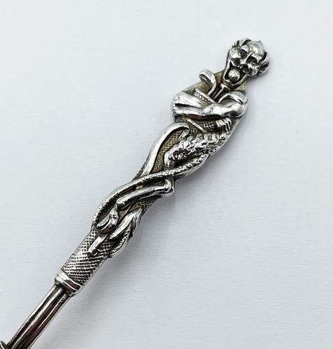 DEVIL SATAN LUCIFER NOVELTY SILVER SPOON 1923 GOLF CLUB | eBay