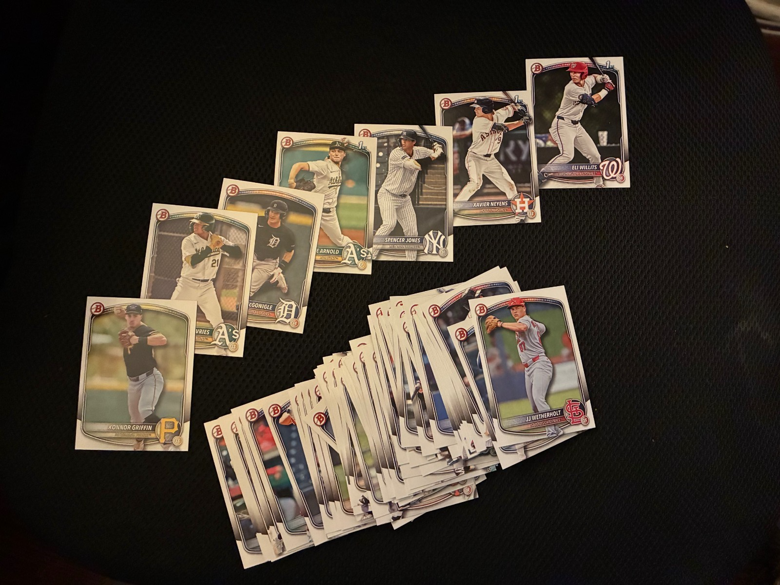 2025 Bowman Draft Paper Partial Complete Set BDC1-200 w/ Eli Willits ...