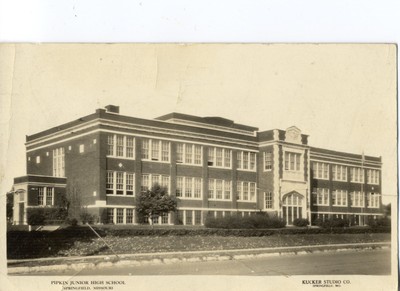 Pipkin Junior High School, Springfield, Mo. Missouri AZO Real Photo ...