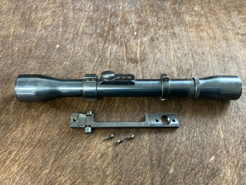 Weaver Model KV 2.5-5 34mm 1” Blue Steel Vintage Rifle Scope, Rings ...