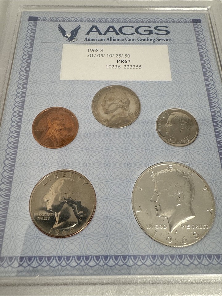 AACGS American Alliance Coin Grading Service Set Of 4!! | eBay