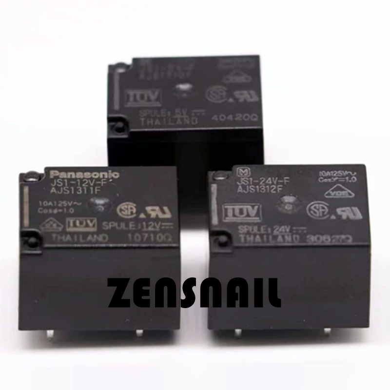 2PCS JS1-12V-F AJS1311F Relay 12V 10A 5Pins NEW | eBay