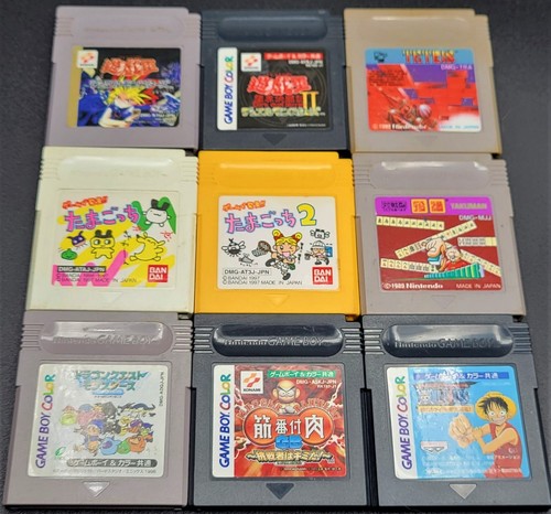 Game Boy Game Lot 9 Games Tetris Yu-Gi-Oh One Piece ++More Nintendo ...