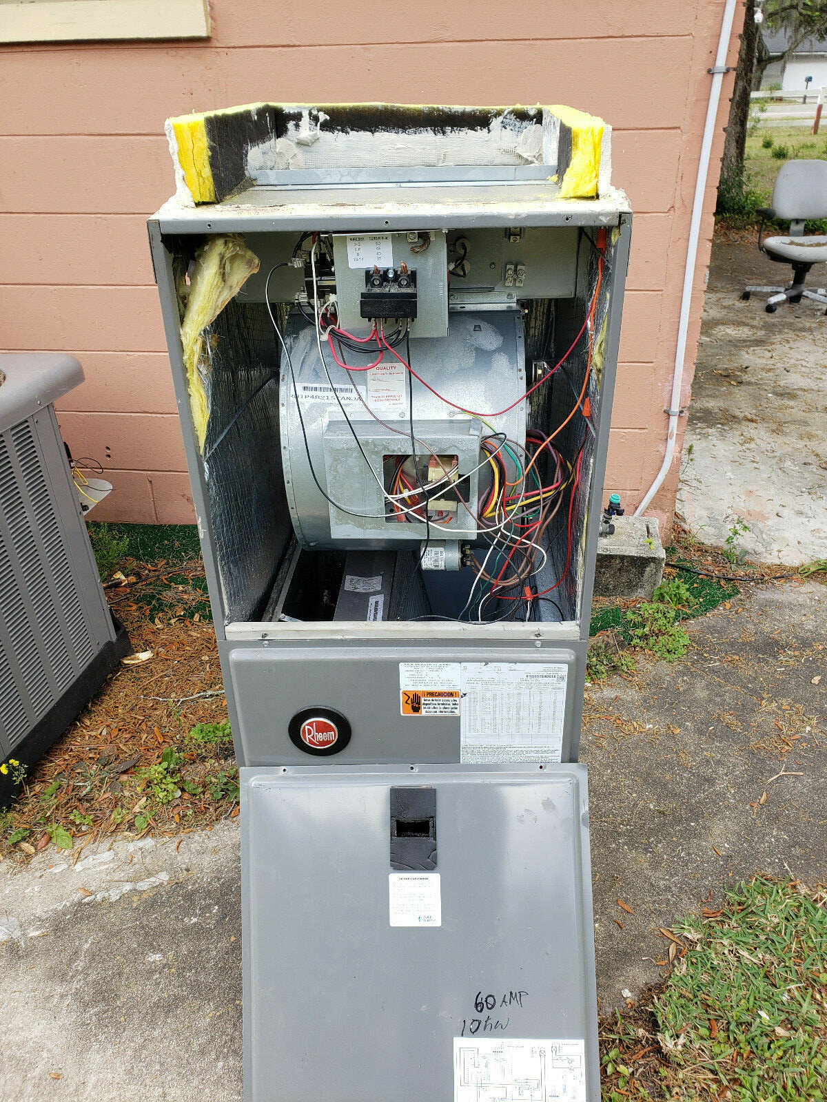 RHEEM RA1448AJ1NA 4 Ton 14Seer WITH RHEEM Air Handler RH1T6024STAN | eBay