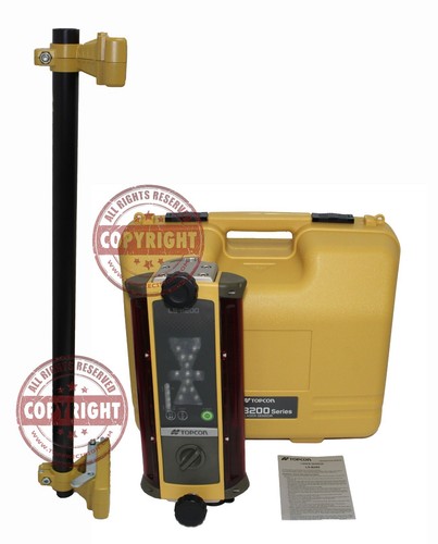 TOPCON LS-B200 MACHINE CONTROL LASER LEVEL RECEIVER,BACKHOE,SKID STEER ...