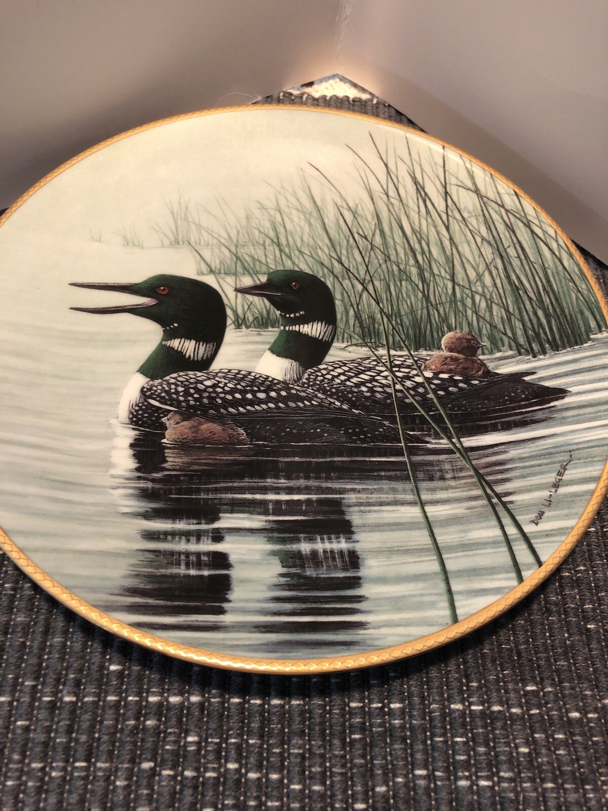 Don Le-Leger 1991 Keeping Them Safe Loon Plate | eBay
