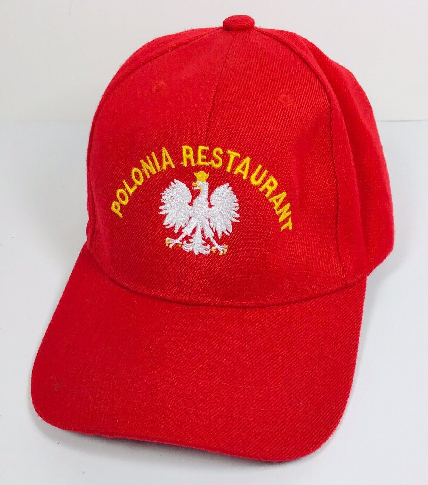 Polish Eagle Baseball Cap POLONIA RESTURAUNT Houston Texas Strapback ...