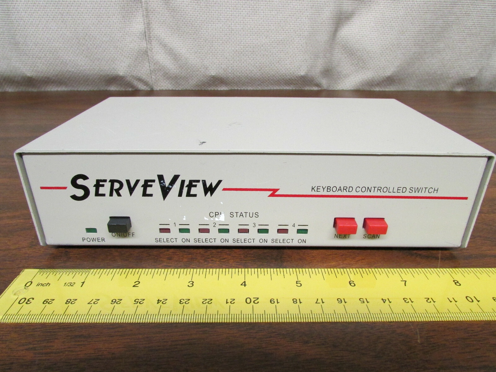 Serveview Keyboard Controlled Switch 4-Port SV-4U/NL | eBay