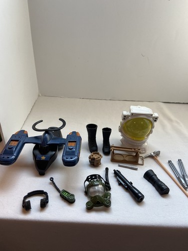 Vintage GI Joe weapons gun backpack helmet accessories 13 Pieces | eBay