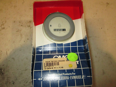 OMC BRP Johnson Evinrude OEM Hour Meter Gauge Crowne Series | eBay