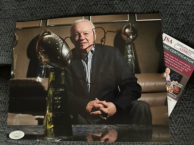 Jerry Jones Signed 8 X 10 Photo Cowboys JSA Authentication COA Not Fake ...