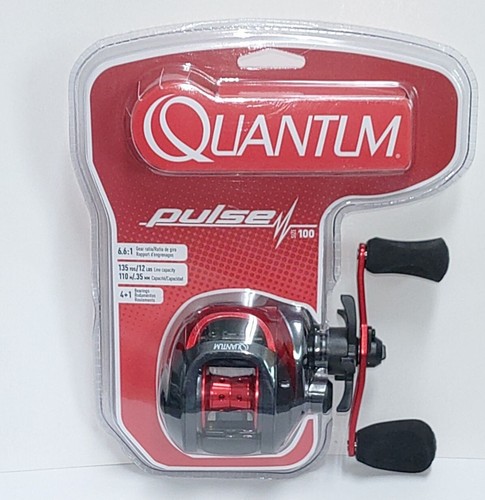 Quantum PULSE Size 100 5-Bearing 6.6:1 Gear Ratio Fishing Reel PL100SA ...