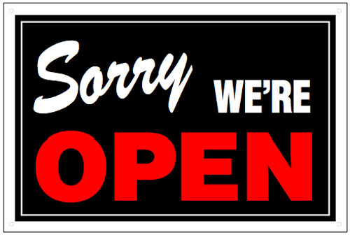 Funny Closed Sign