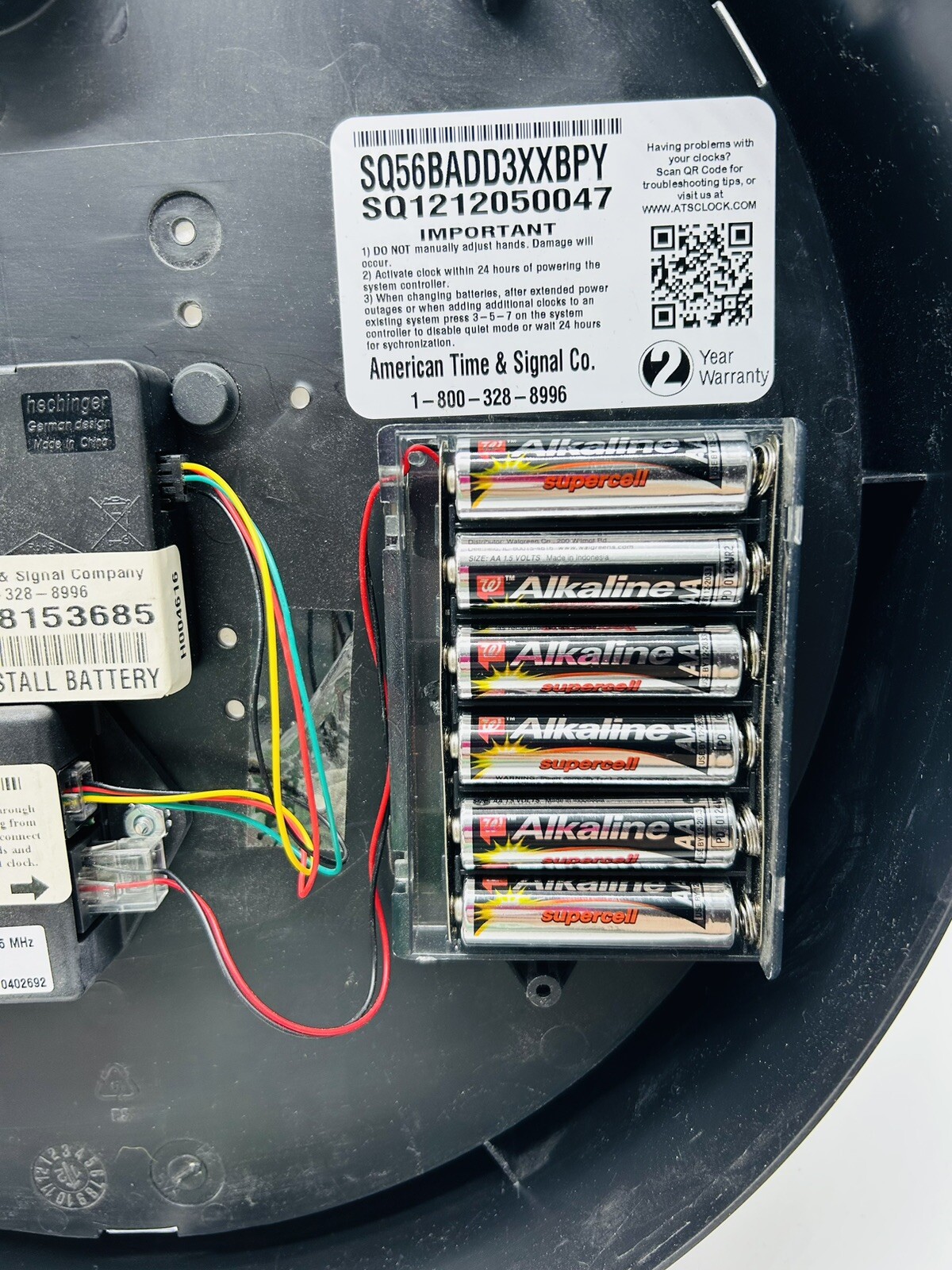 American Time and Signal Company 13” Wall Clock BOEING SQ56BADD3XXBPY ...