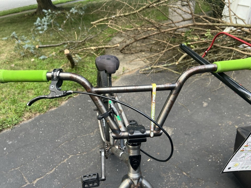 Subrosa BMX Bike Grey Frame Custom Grips And Custom Rims | eBay