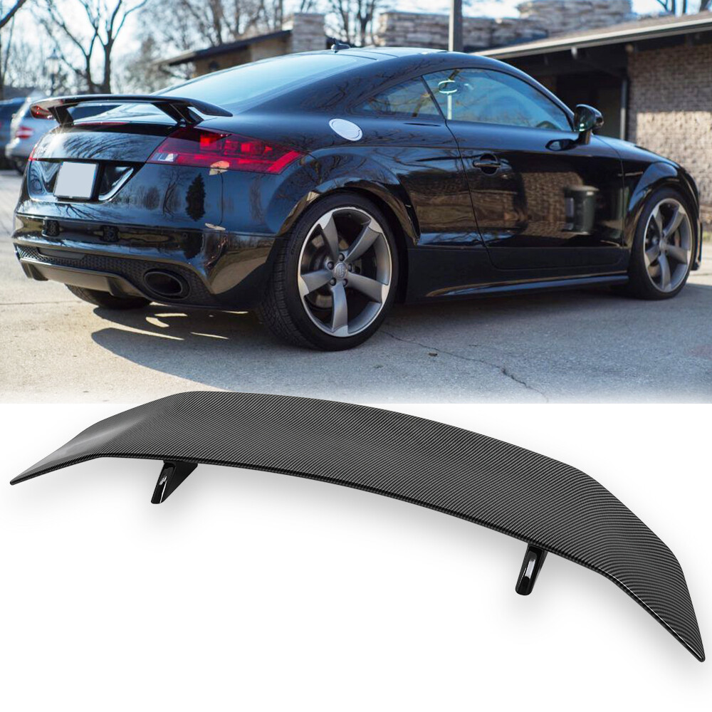 46" Carbon Fiber Rear Trunk Spoiler Racing Wing Lip For Audi TT TTS ...