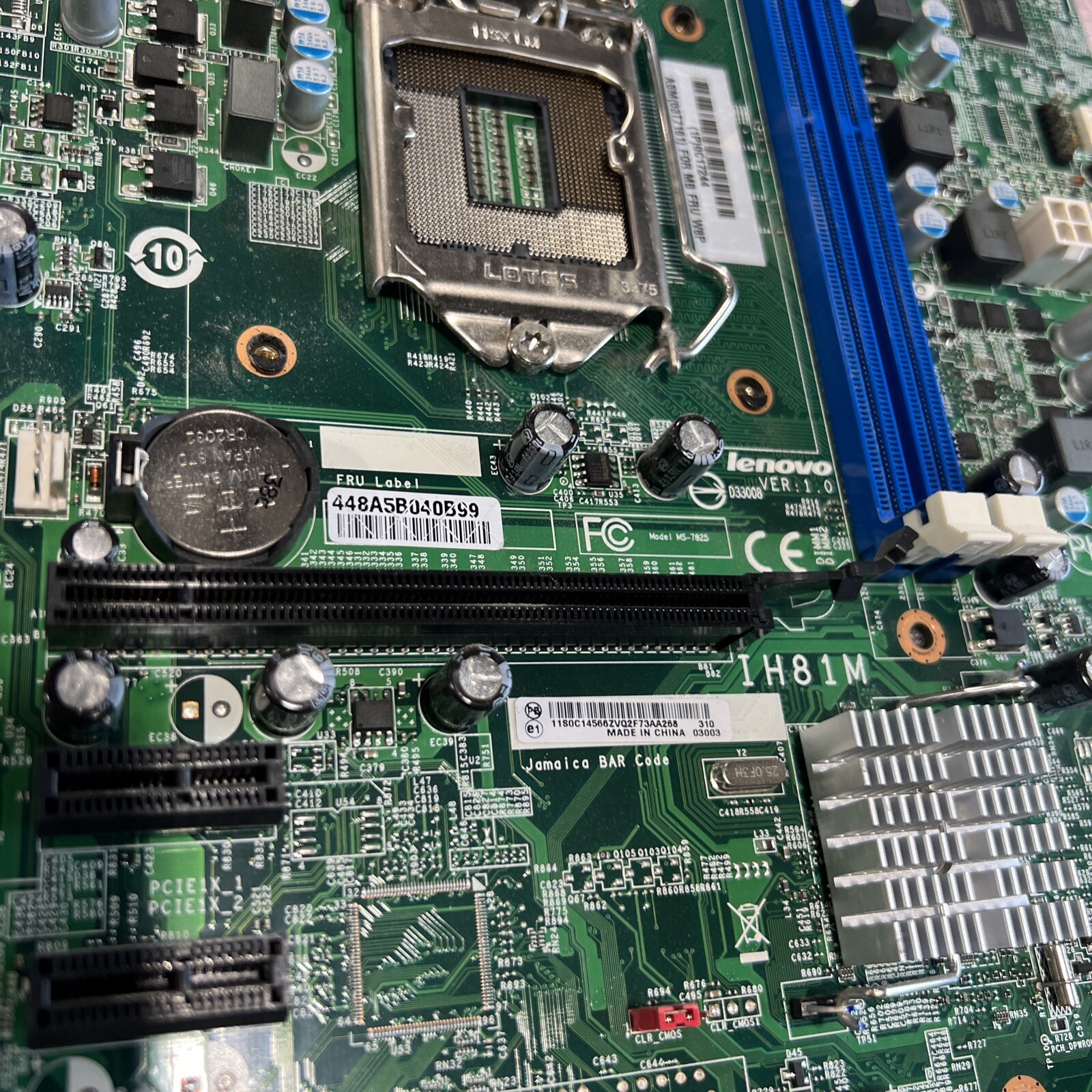 **Lenovo ThinkCentre E73 MS-7825 Motherboard 03T7161 | eBay