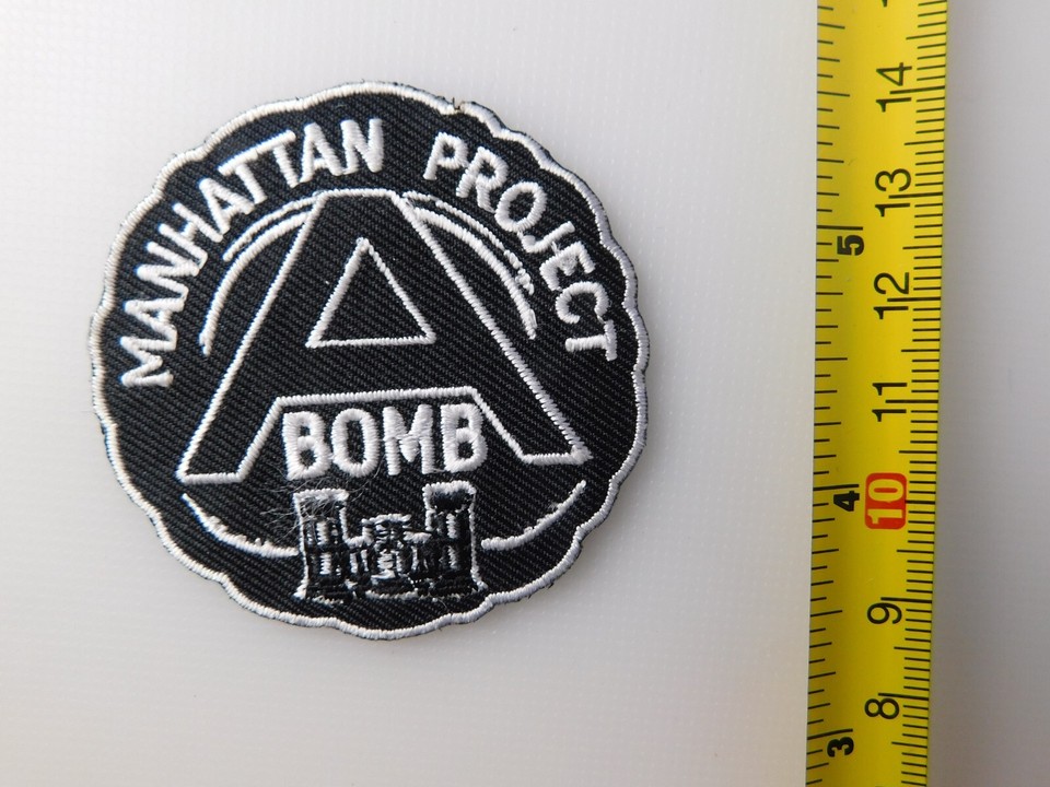 MANHATTEN PROJECT A BOMB PATCH HAT VEST BADGE NUCLEAR WAR MISSILE | eBay
