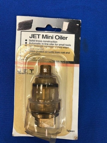 JET JG-301 1/4" NPT Mini In-Line Pneumatic Air Tool Oiler Lubricator ...