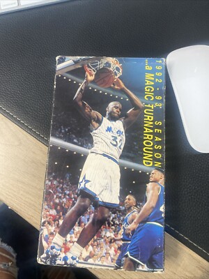 A MAGIC TURNAROUND THE ORLANDO MAGIC1992-93 VHS Tape SHAQ Shaquille O ...