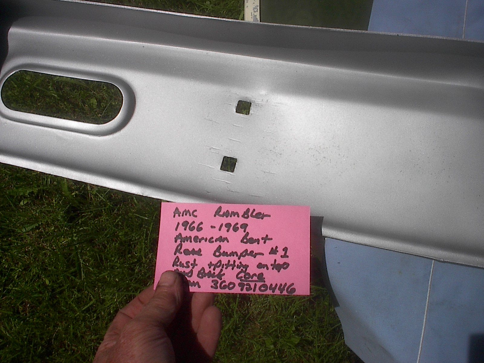 Amc 1967-1968-1969 american includes sc rambler rear bumper core | eBay