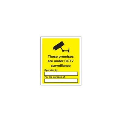 11700K - SIGN, UNDER CCTV SURVEILLENCE, RIGID PLASTIC | eBay