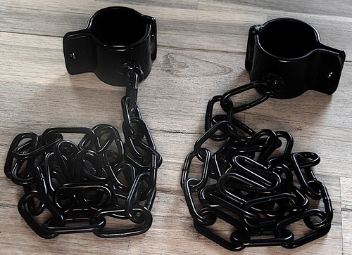 Dungeon Steel Cuffs Restraints Shackles Hand Shackles Steel Shackles ...