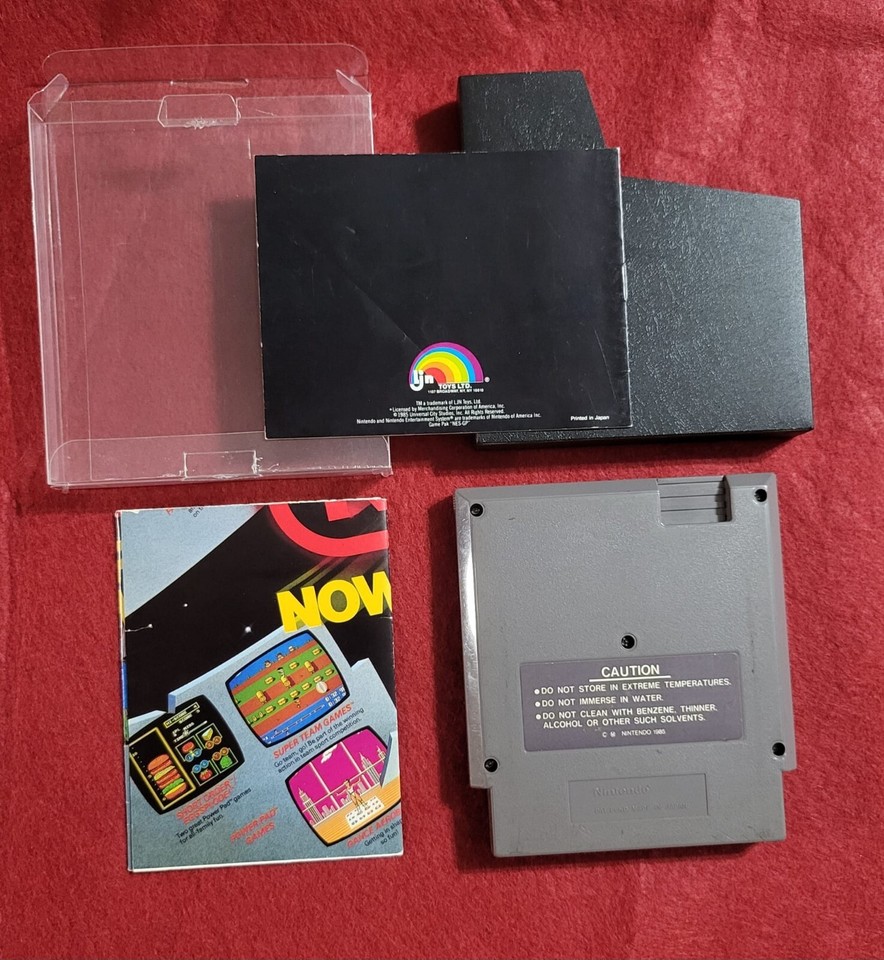 NES Nintendo Very rare Gotcha! The sport 5 screw / Manual & POSTER ...