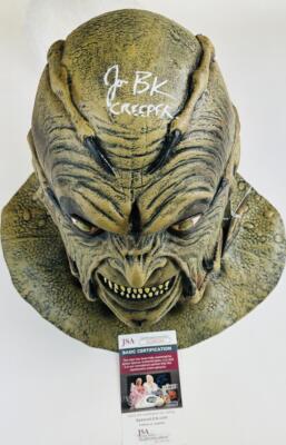 JONATHAN BRECK SIGNED CREEPER FULL SIZE TRICK OR TREAT MASK JEEPERS ...