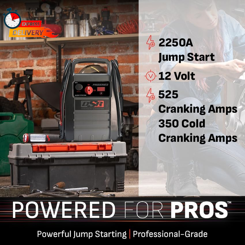 Schumacher Electric DSR Proseries DSR167 Jump Starter, Inverter, and ...