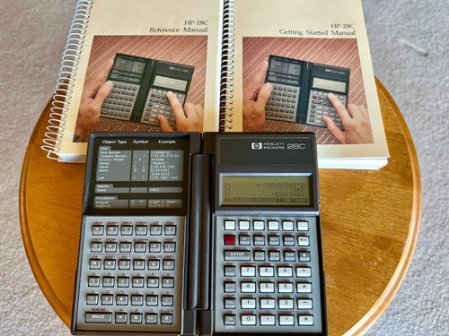 Vintage Hewlett Packard HP-28C Calculator Tested Working with Original ...
