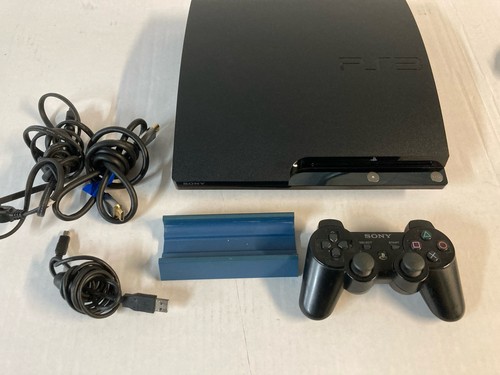 Sony PlayStation 3 PS3 Slim Console With Controller & Cords Tested ...