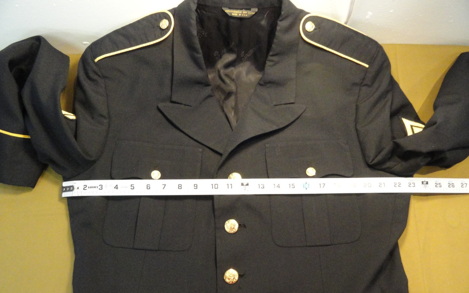 ASU ARMY SERVICE UNIFORM DRESS BLUE JACKET COAT AR 670-1 SIZE 46L / 46 ...