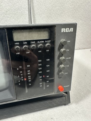 VINTAGE RCA Portable Television Radio Alarm Clock Power Cord BWT052E ...