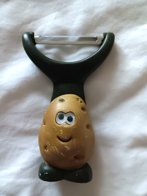 Spud Dude Joie Kitchen Potato Veggie Peeler Sharp Stainless Steel Ships ...