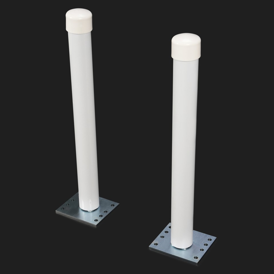 Pair Of Trailer Post Guide-On Guide On Post For Boat Zinc-Plated Steel ...