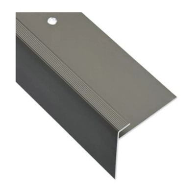 F Shape Stair Nosings 15 Pcs Aluminium 100 Cm Brown | eBay Australia