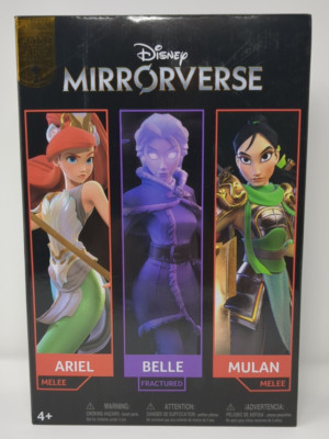 McFarlane Toys Disney Mirrorverse Mulan Belle and Ariel Gold Label ...
