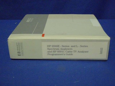 HP 8590 E & L SERIES 8591C PROGRAMMER'S GUIDE | eBay