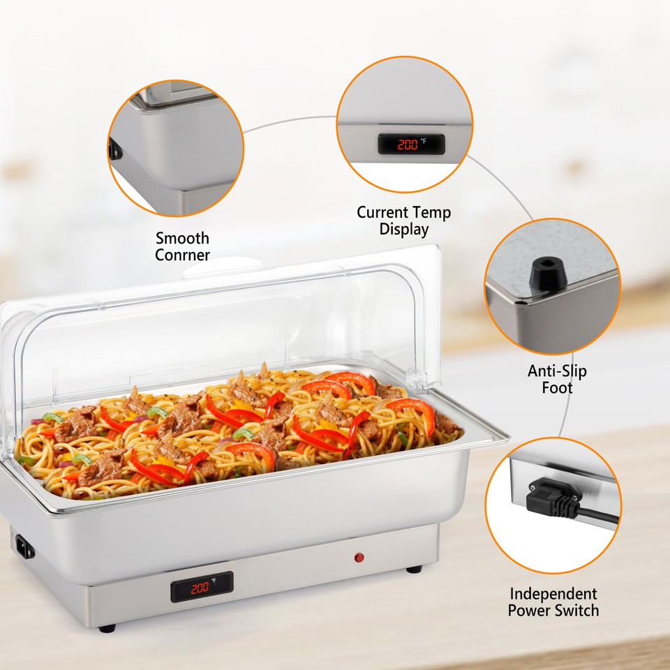 Electric Chafing Dish Buffet set for Wedding, Party, Catering Events ...