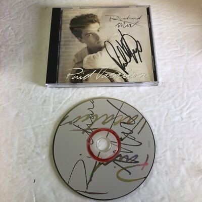 RICHARD MARX Signed Paid Vacation CD Autographed COA POP ROCK Sensation ...