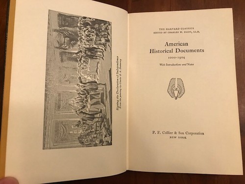 American Historical Documents: 1000-1904, Harvard Classics Leather ...