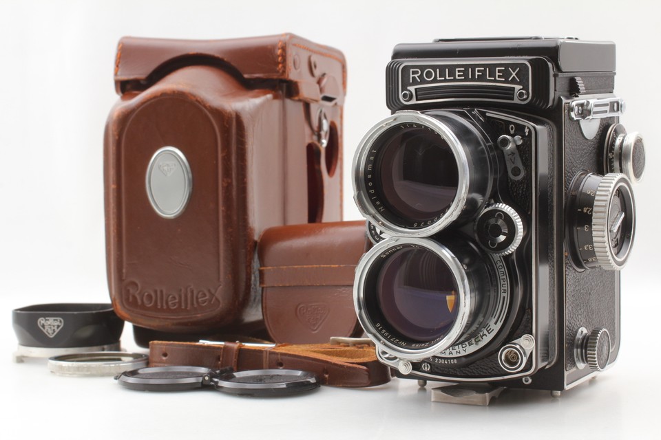 [MINT Case] Tele Rolleiflex TLR Film Camera Sonnar 135mm f4.0 Lens From ...