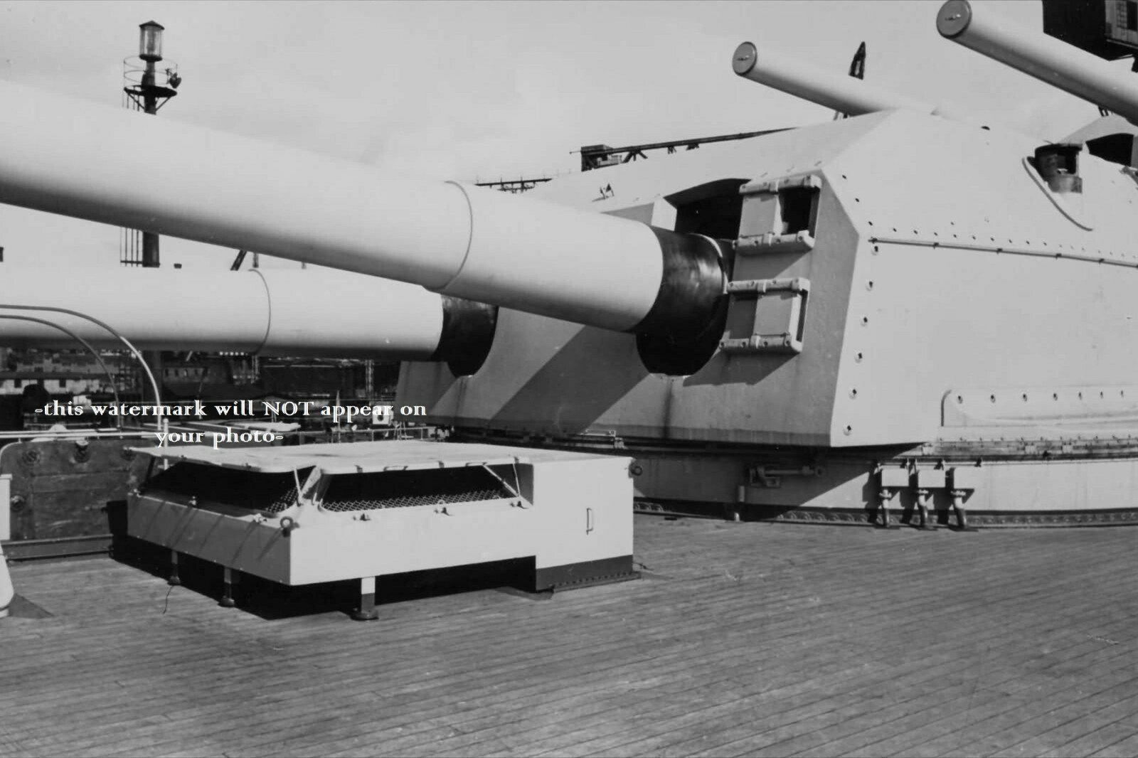German Battleship Bismarck Gun Turret PHOTO World War 2 Germany ...